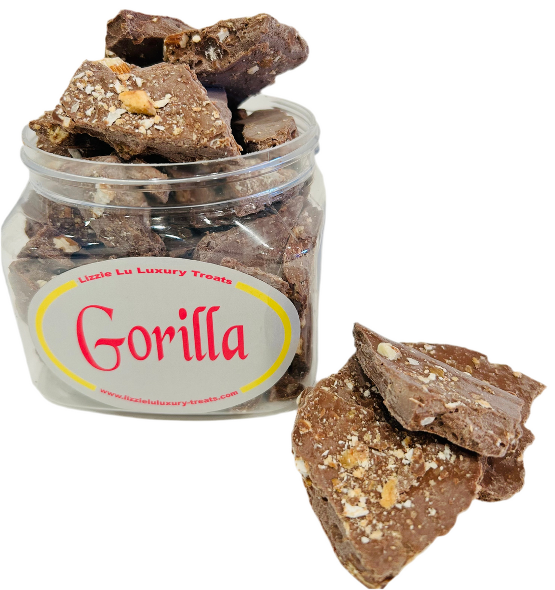Gorilla (milk chocolate) Bark – Lizzielu-Luxurytreats